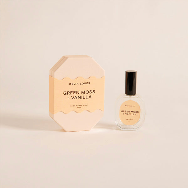 Room Spray 50ml - Green Moss + Vanilla (Celia Loves) – Frankie Say Relax