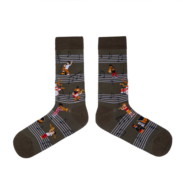 Semi-Tone Deaf - Men's Socks – Frankie Say Relax